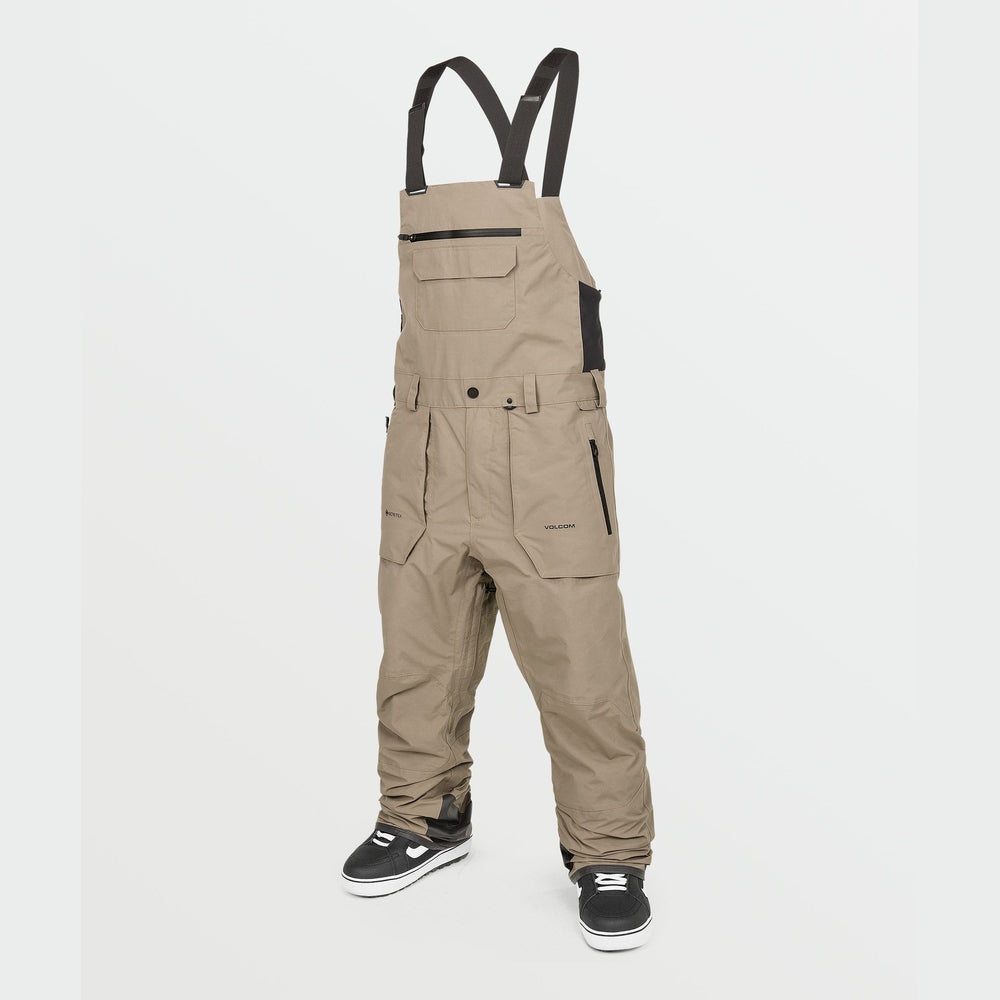 Volcom Rain Gore-Tex Men's Bib Overalls - Tan 2025